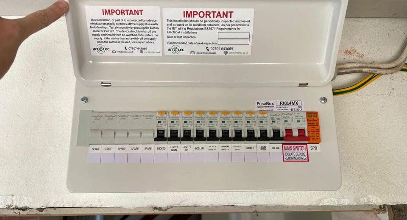 Consumer Unit Upgrade in Long Marston | Intolec Ltd